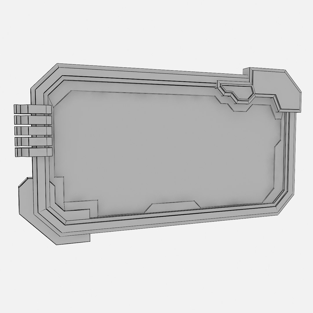 3D model ready sci fi tablet pc - TurboSquid 1529004