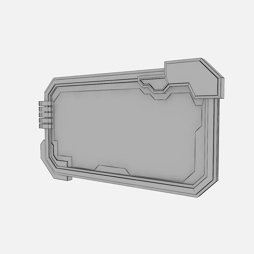 3D model ready sci fi tablet pc - TurboSquid 1529004