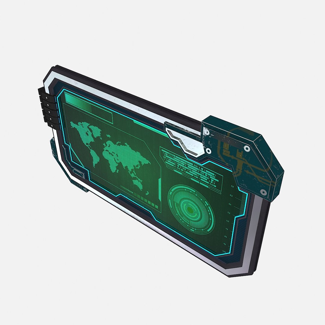 3D model ready sci fi tablet pc - TurboSquid 1529004
