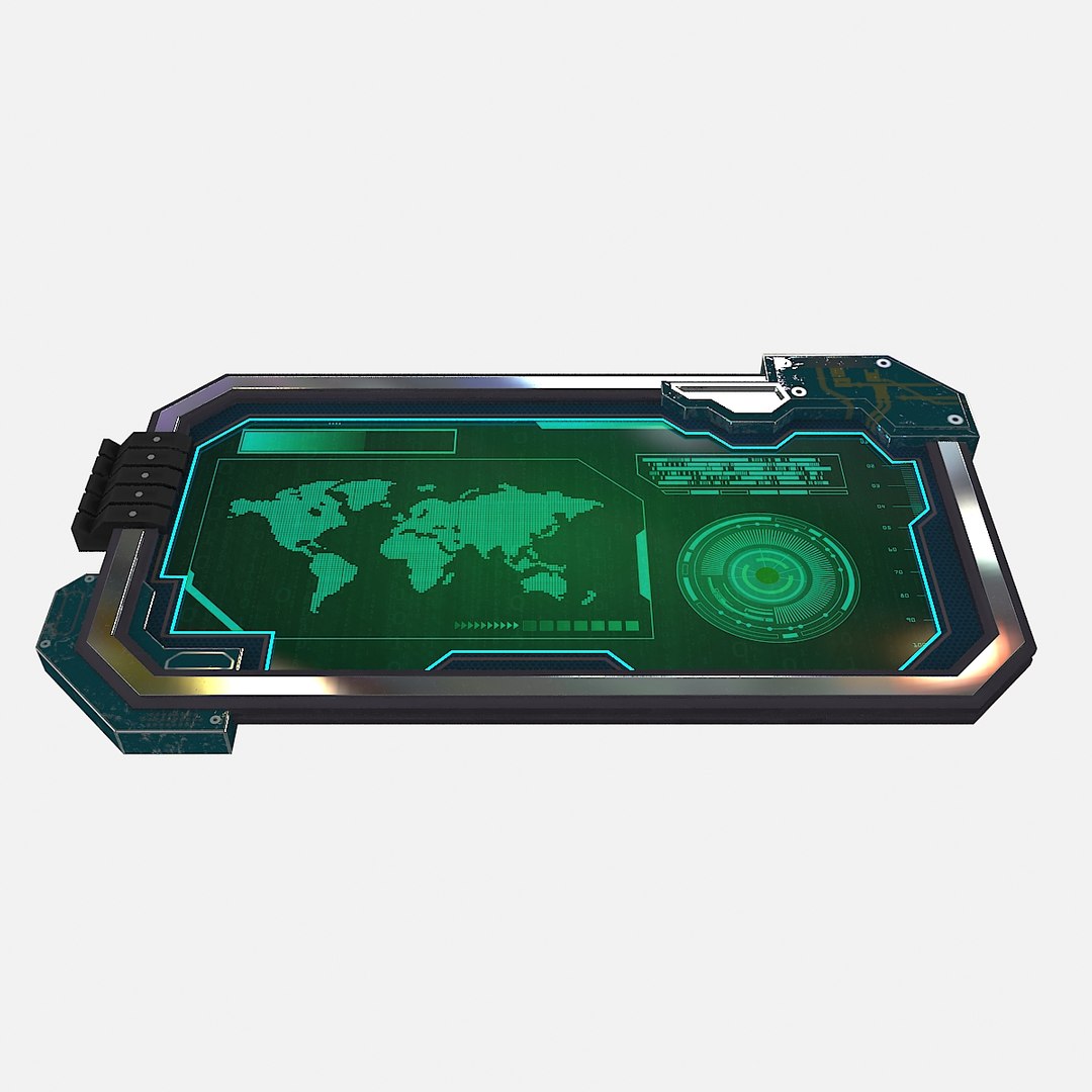 3D model ready sci fi tablet pc - TurboSquid 1529004
