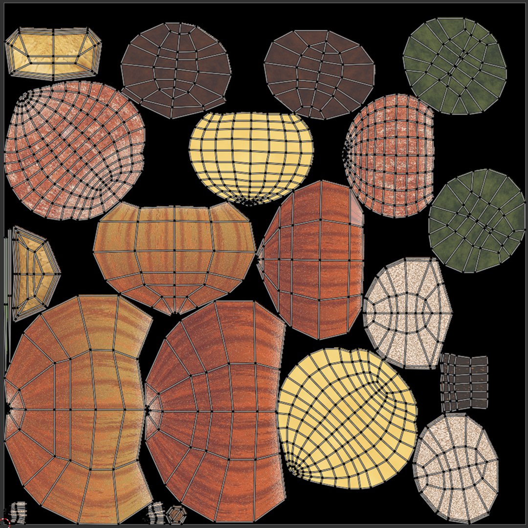 Chestnuts Procedural PBR 3D Model - TurboSquid 1800495
