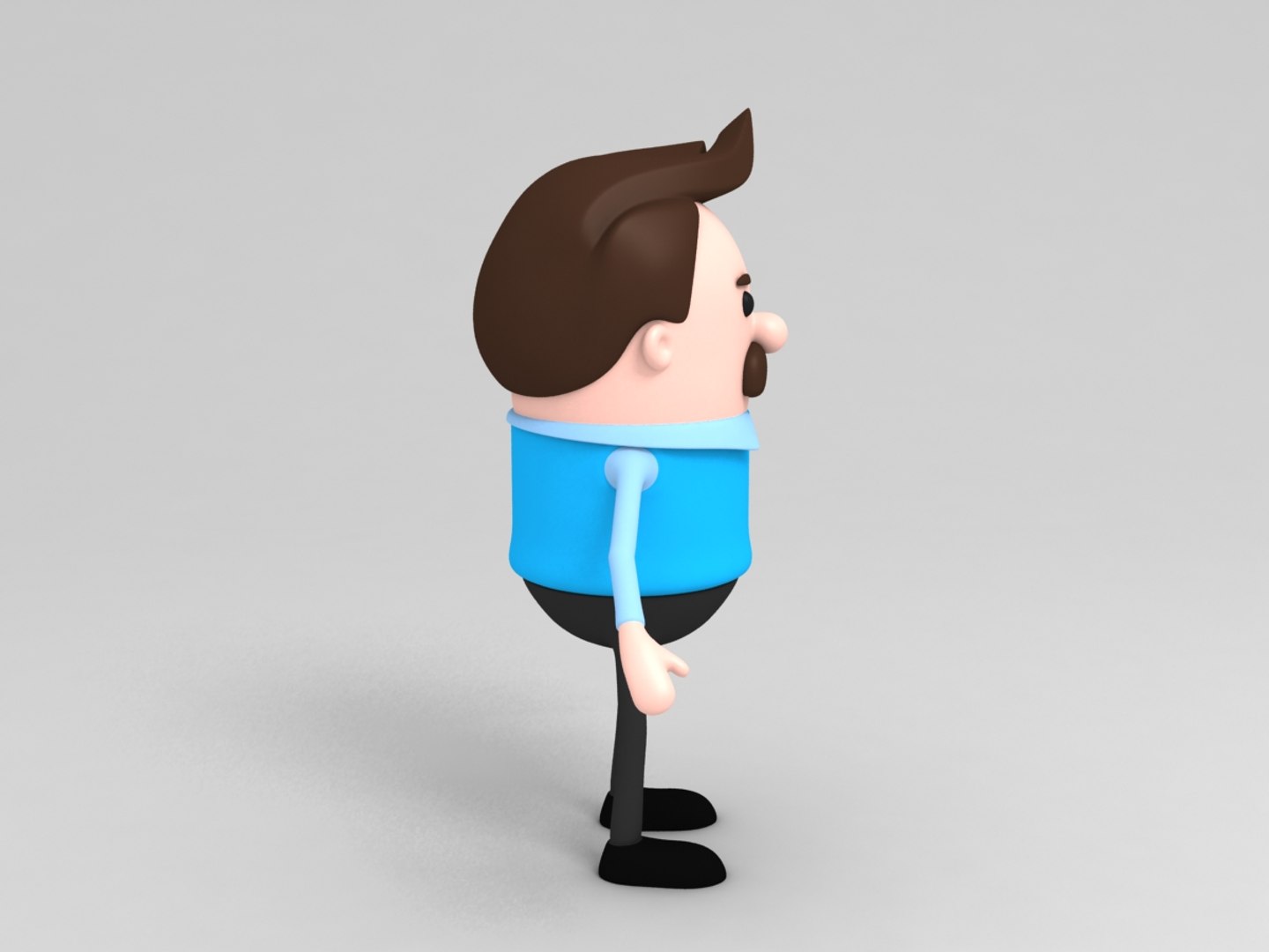 3D Dad Character Cartoon Model - TurboSquid 1270436