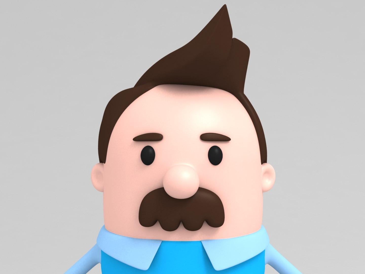 3D Dad Character Cartoon Model - TurboSquid 1270436