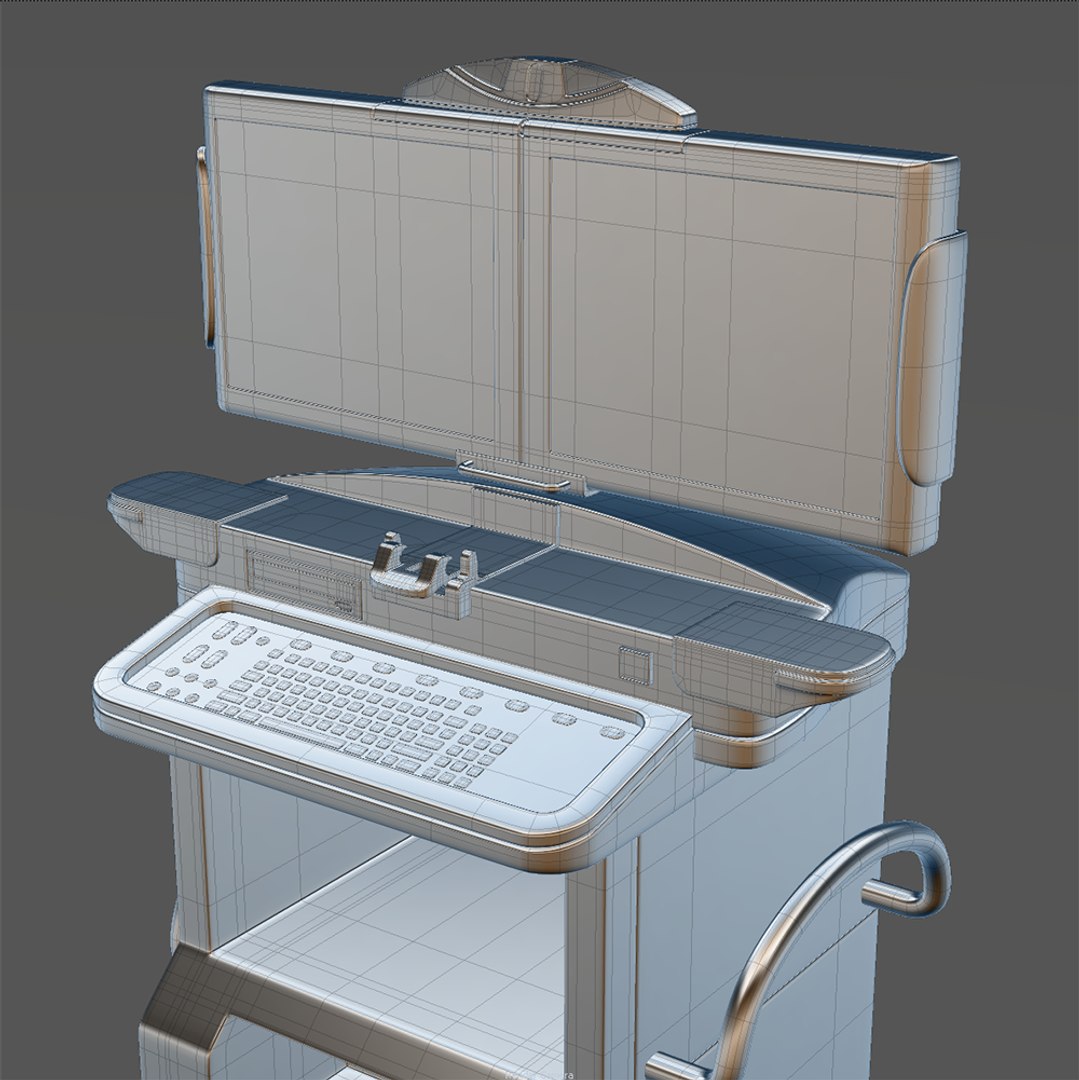 C-arm Cart 3D Model - TurboSquid 1248831