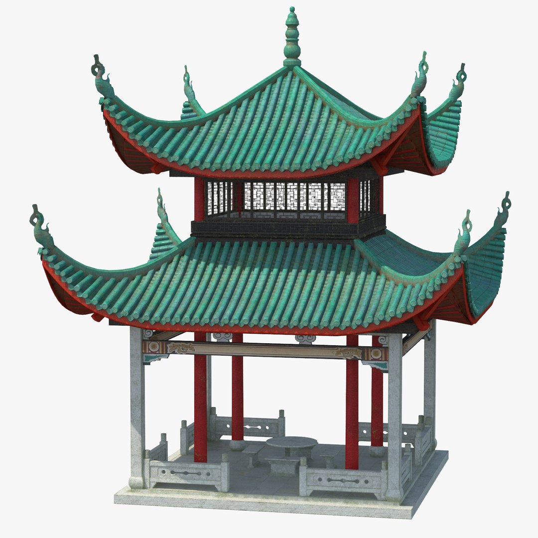Chinese Pagodas 3D Model - TurboSquid 1233474