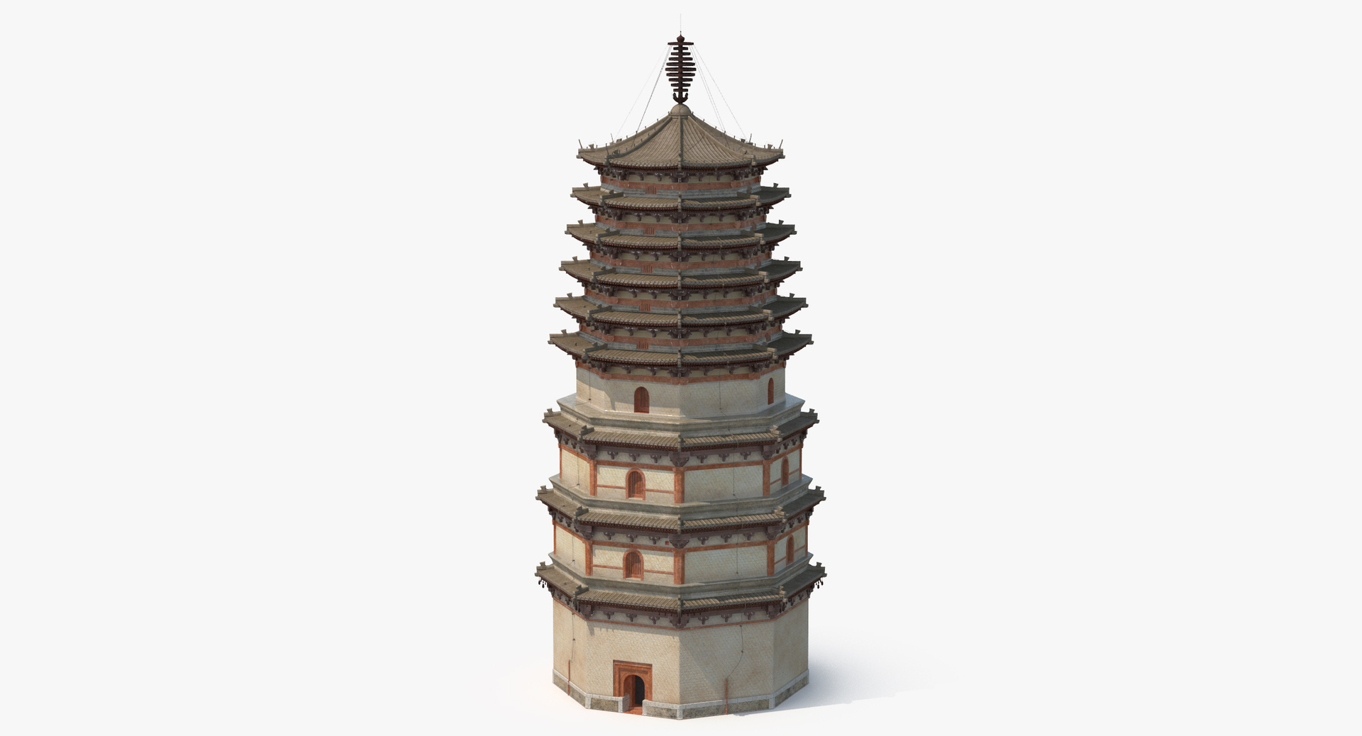 Chinese Pagodas 3D Model - TurboSquid 1233474