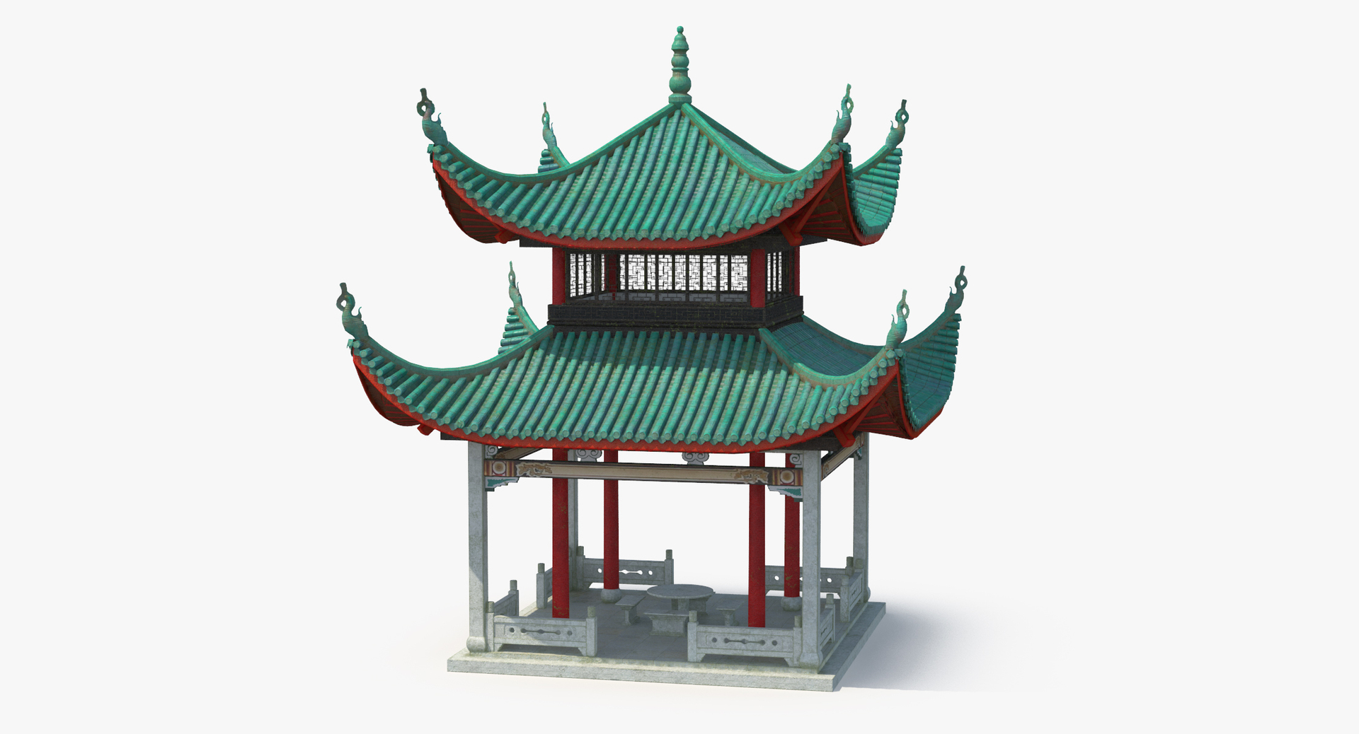 Chinese Pagodas 3D Model - TurboSquid 1233474