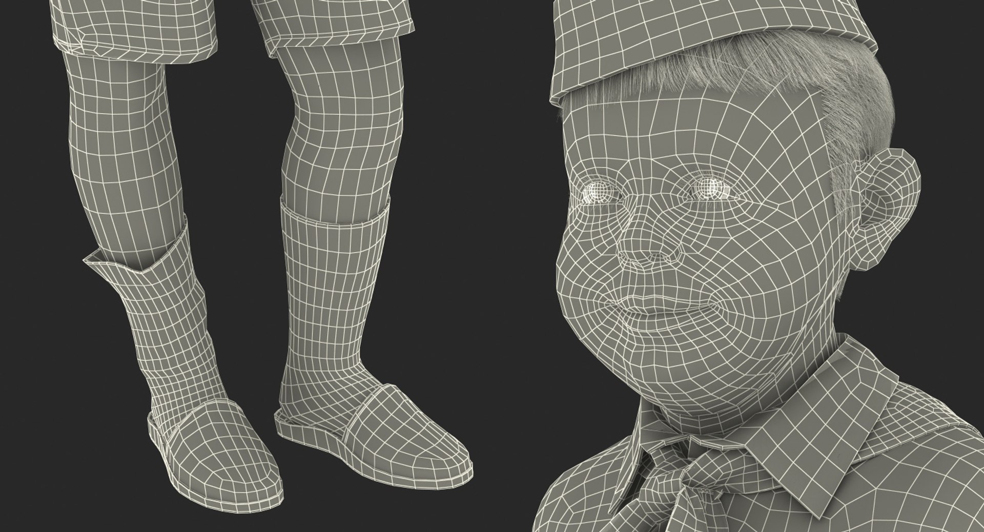 Realistic Boy Scout Rigged 3D Model - TurboSquid 1324783