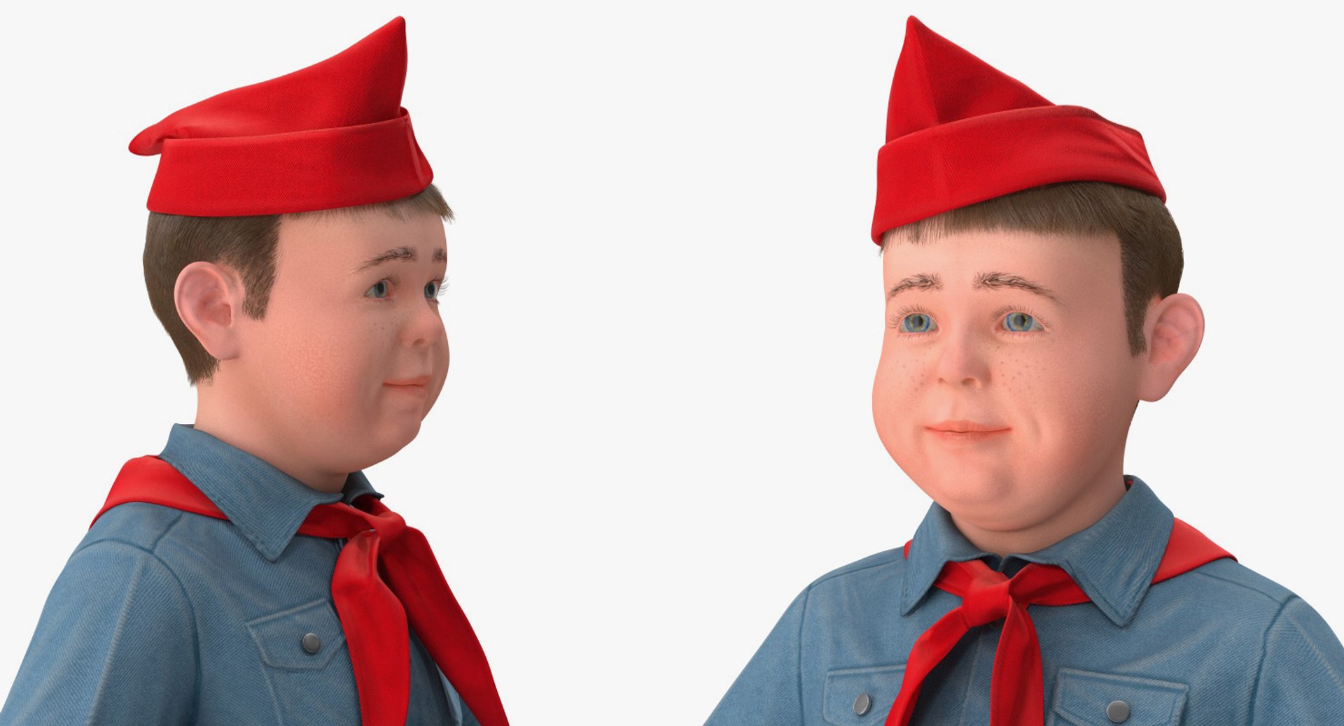 Realistic Boy Scout Rigged 3D Model - TurboSquid 1324783