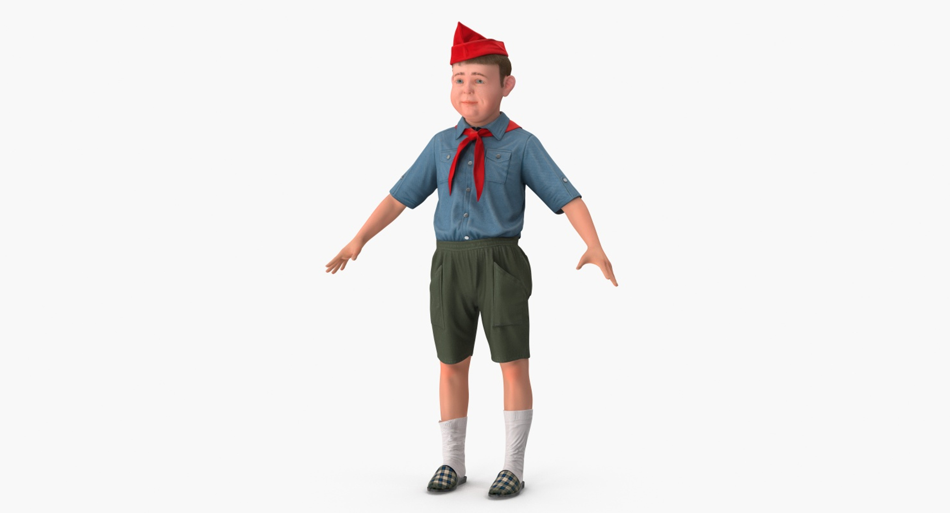 Realistic Boy Scout Rigged 3D Model - TurboSquid 1324783