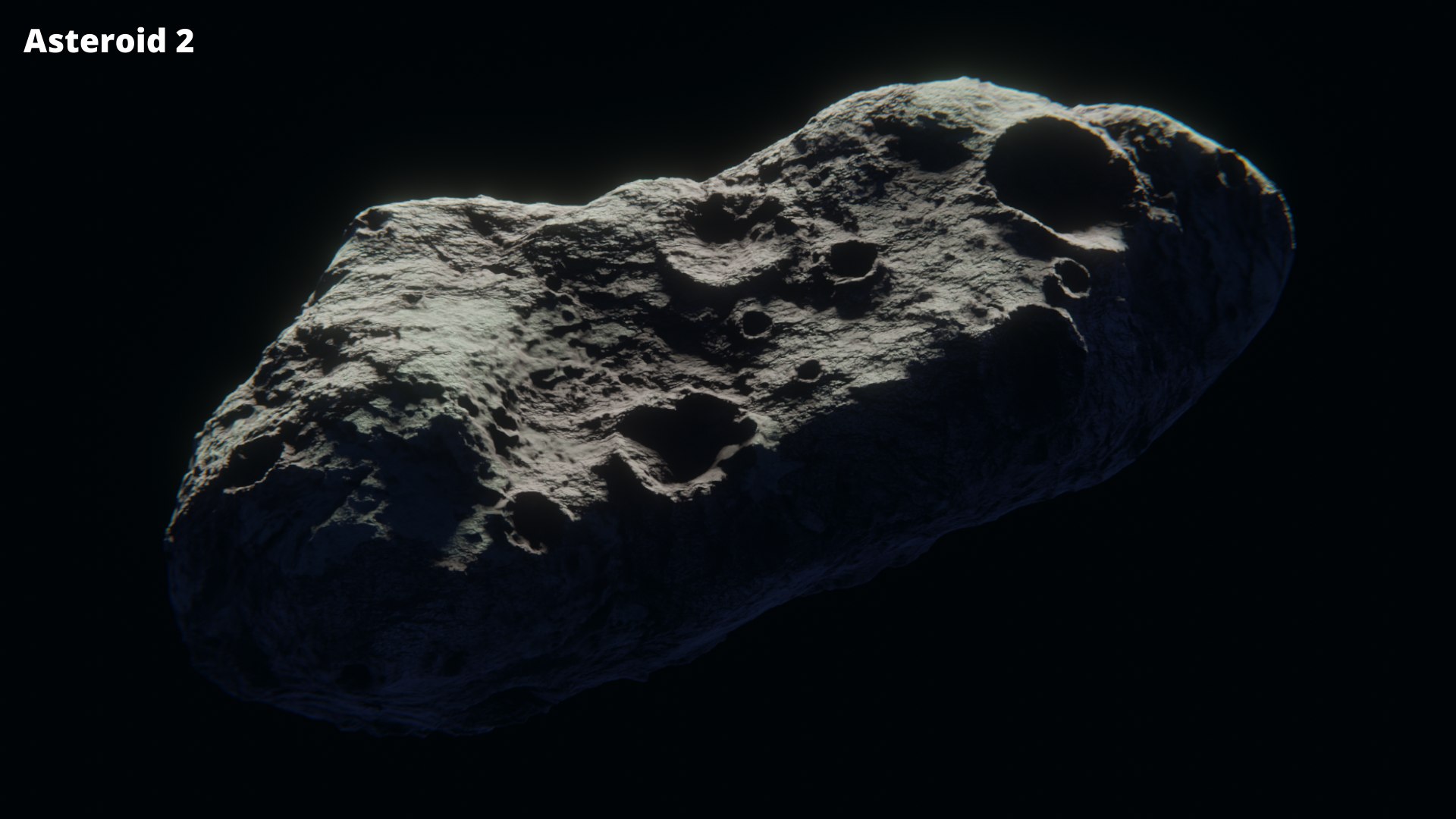 3D Realistic Asteroids Pack Low-poly 3D Model - TurboSquid 1932894
