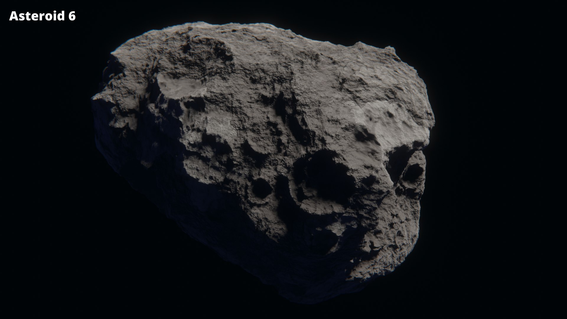 3D Realistic Asteroids Pack Low-poly 3D Model - TurboSquid 1932894