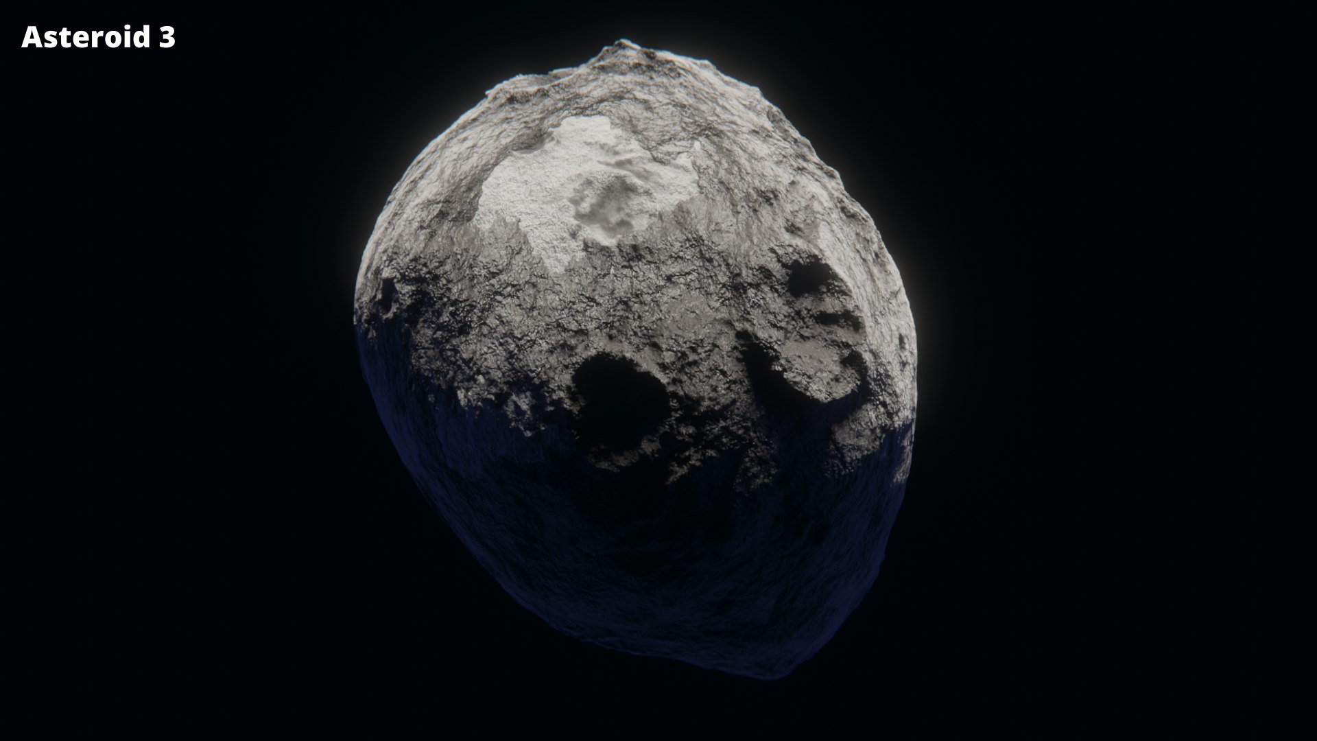3D Realistic Asteroids Pack Low-poly 3D Model - TurboSquid 1932894