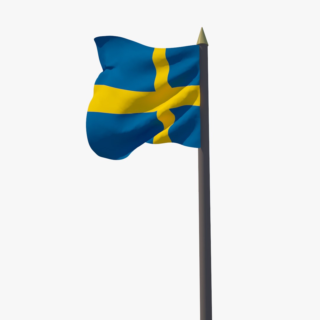 Flag Sweden - Animation 3D - TurboSquid 1189691