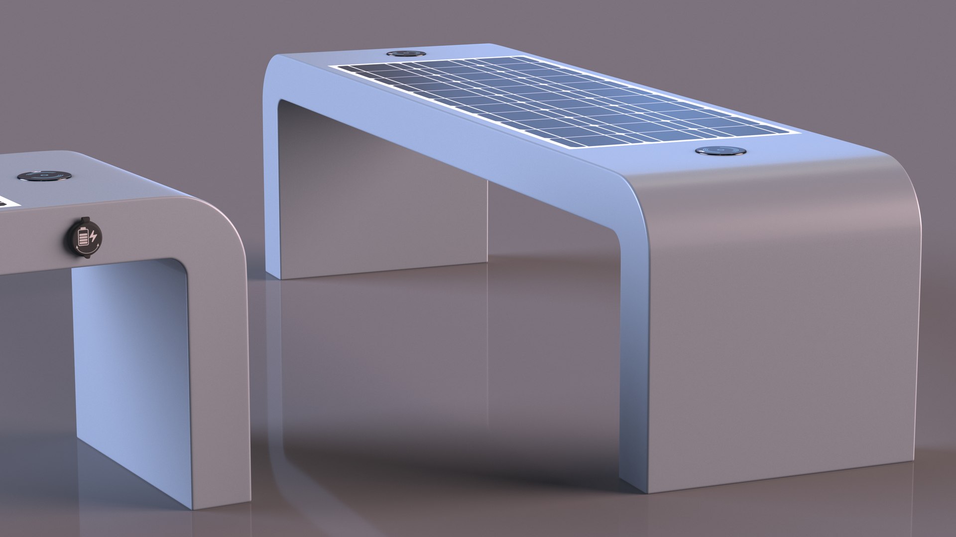 Smart Benches Collection 3D - TurboSquid 2005659