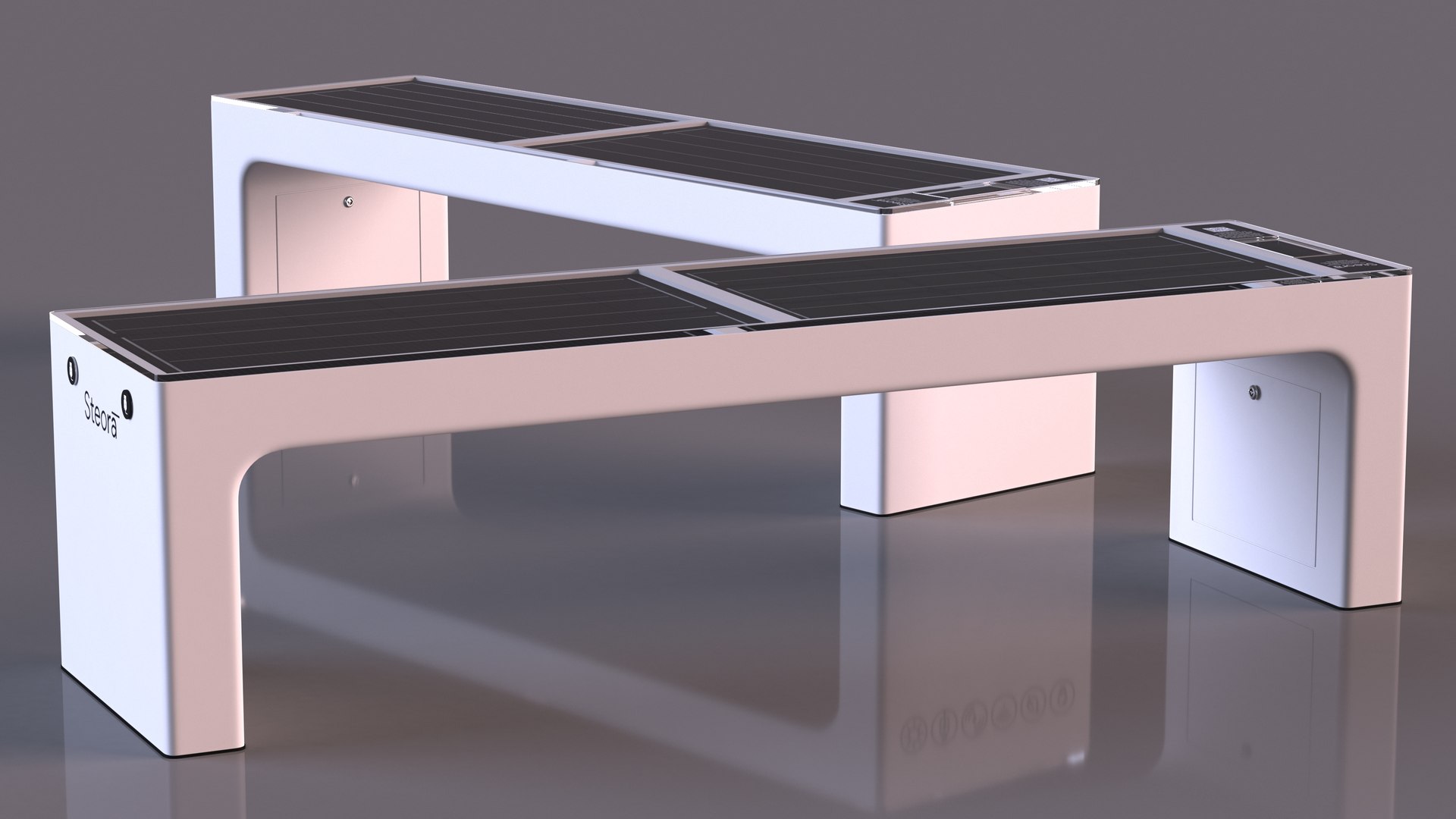 Smart Benches Collection 3D - TurboSquid 2005659