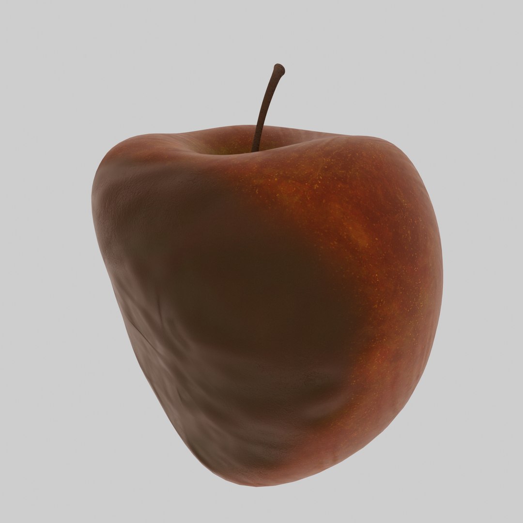 Rotten Apple 3D Model - TurboSquid 2085896
