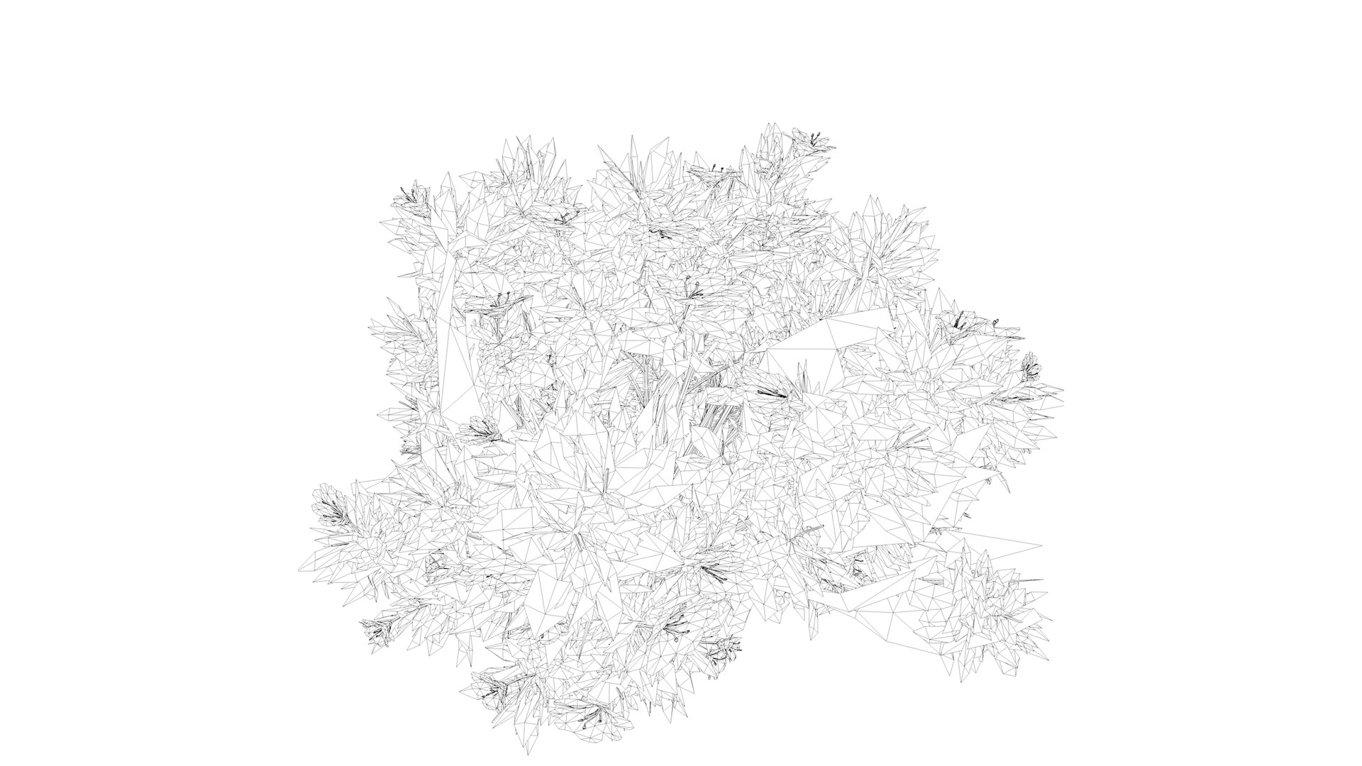 Azalea Shrub With Pink Flowers - 02 - 3D Model - TurboSquid 2372485