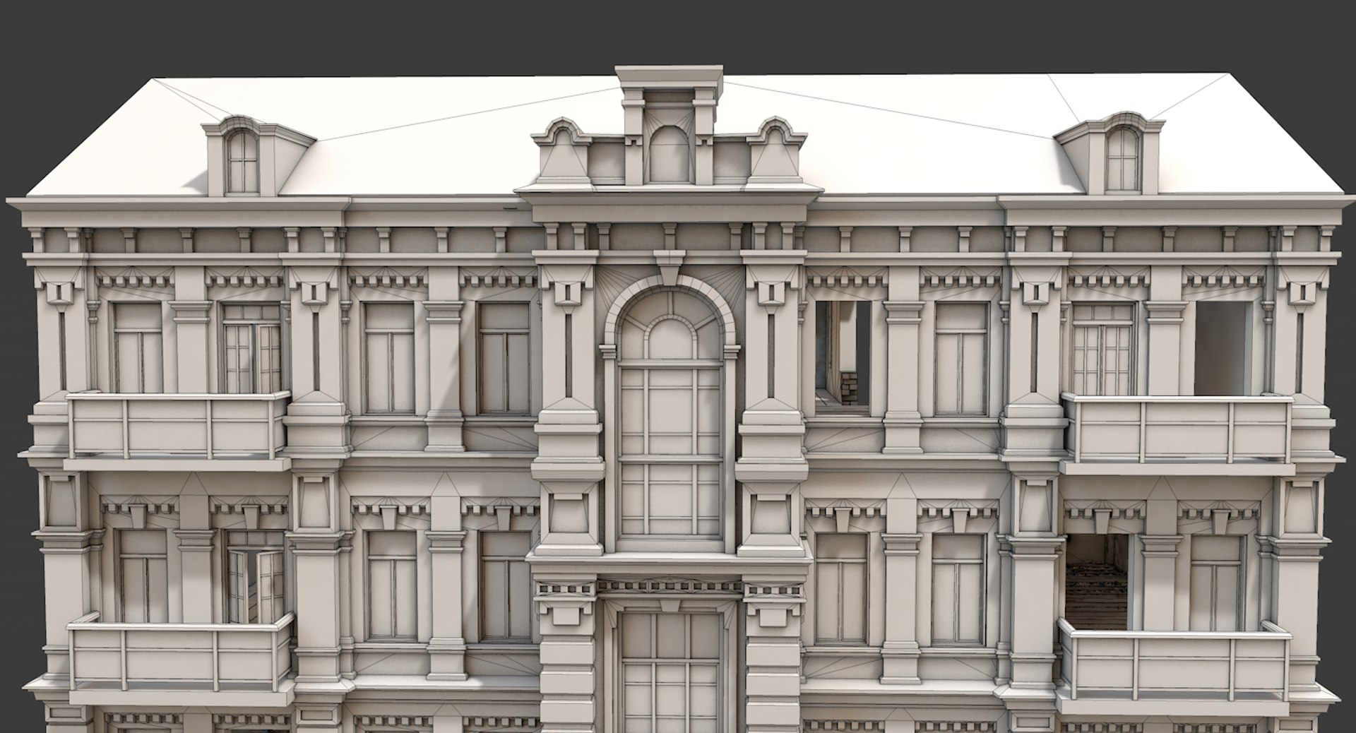 3D Model Old Abandoned City House Interior - TurboSquid 1179505