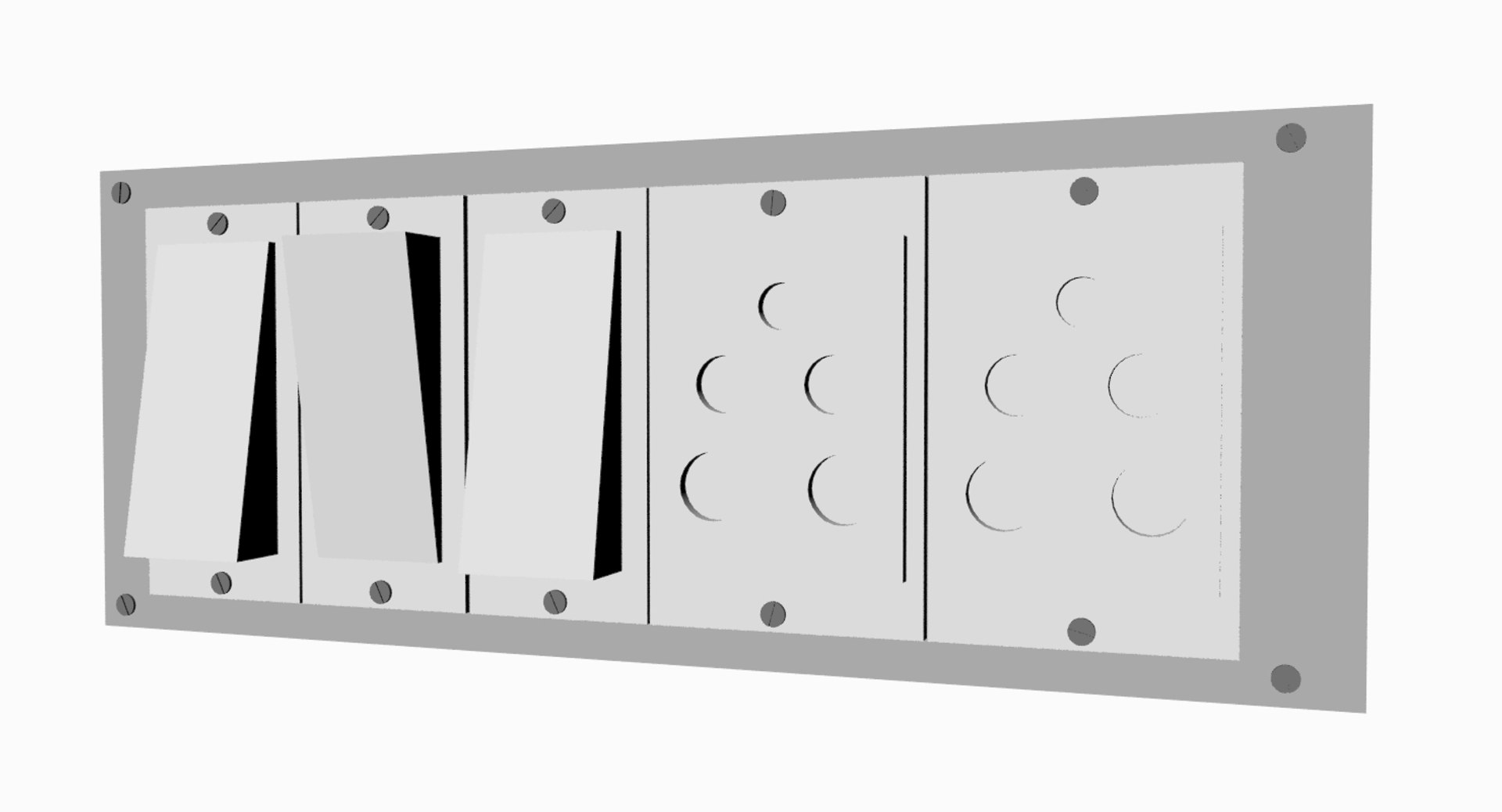 3D Switch Board Model - TurboSquid 1410986