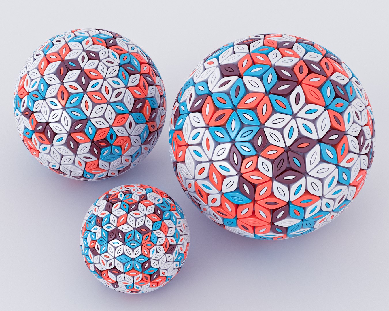 Flower Ball 3D Model - TurboSquid 1887539