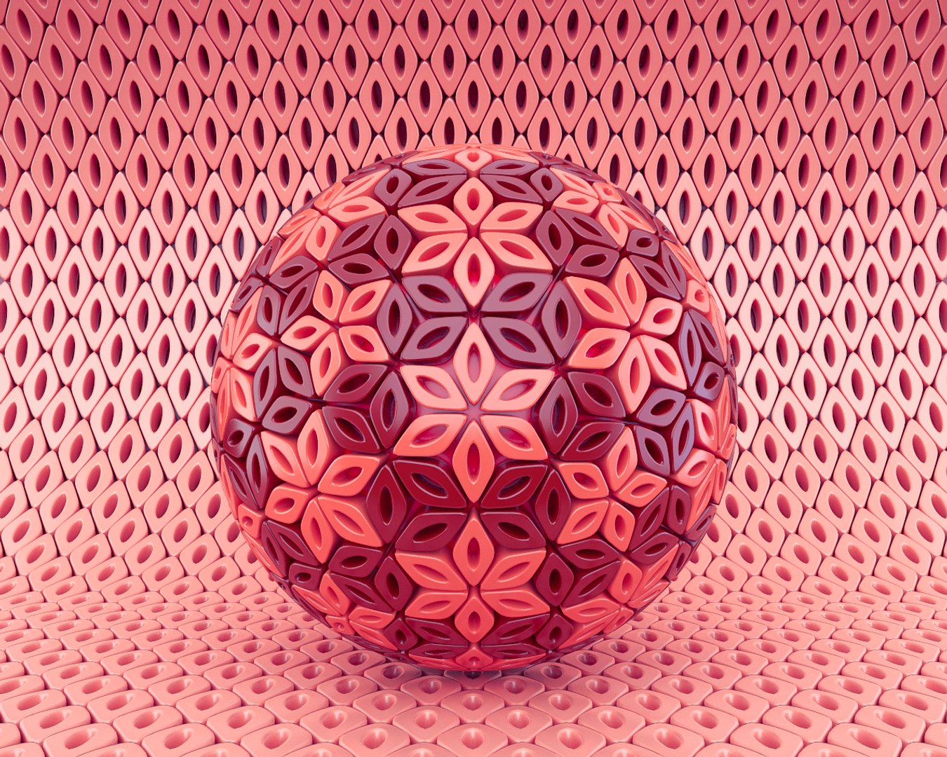Flower Ball 3D Model - TurboSquid 1887539