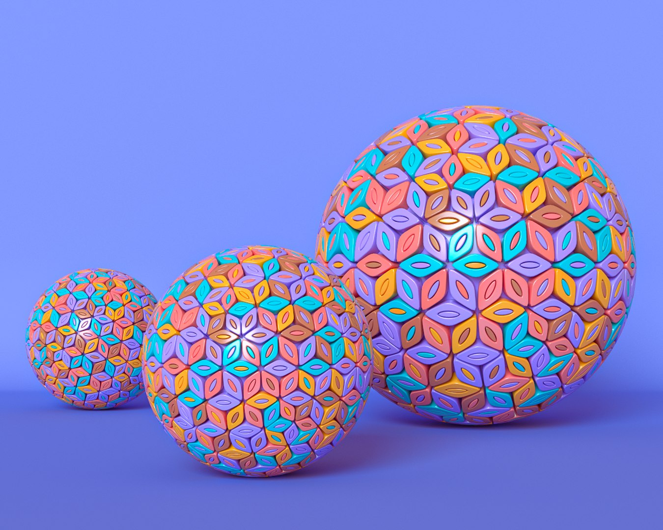 Flower Ball 3D Model - TurboSquid 1887539