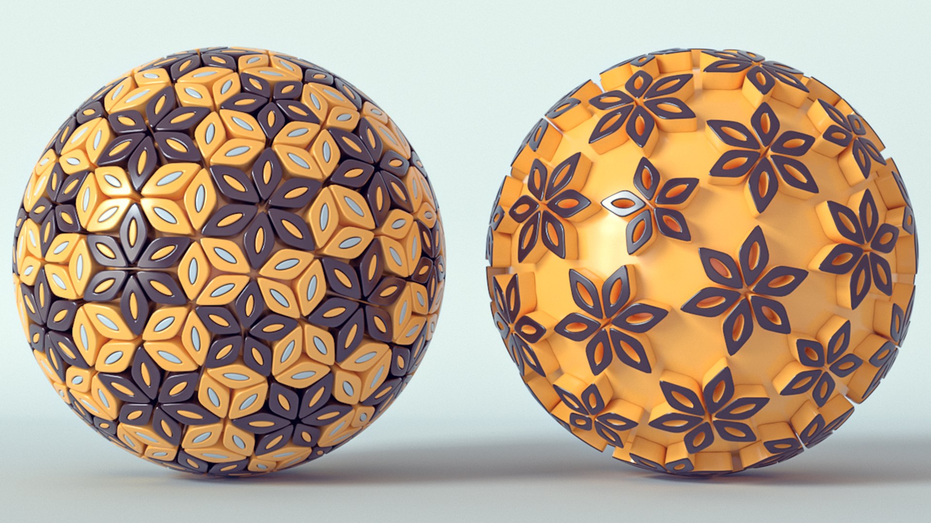 Flower Ball 3D Model - TurboSquid 1887539