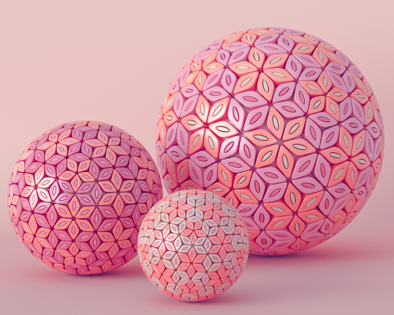 Flower Ball 3D Model - TurboSquid 1887539