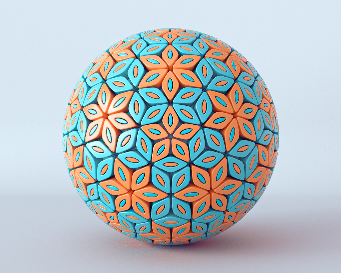 Flower Ball 3D Model - TurboSquid 1887539