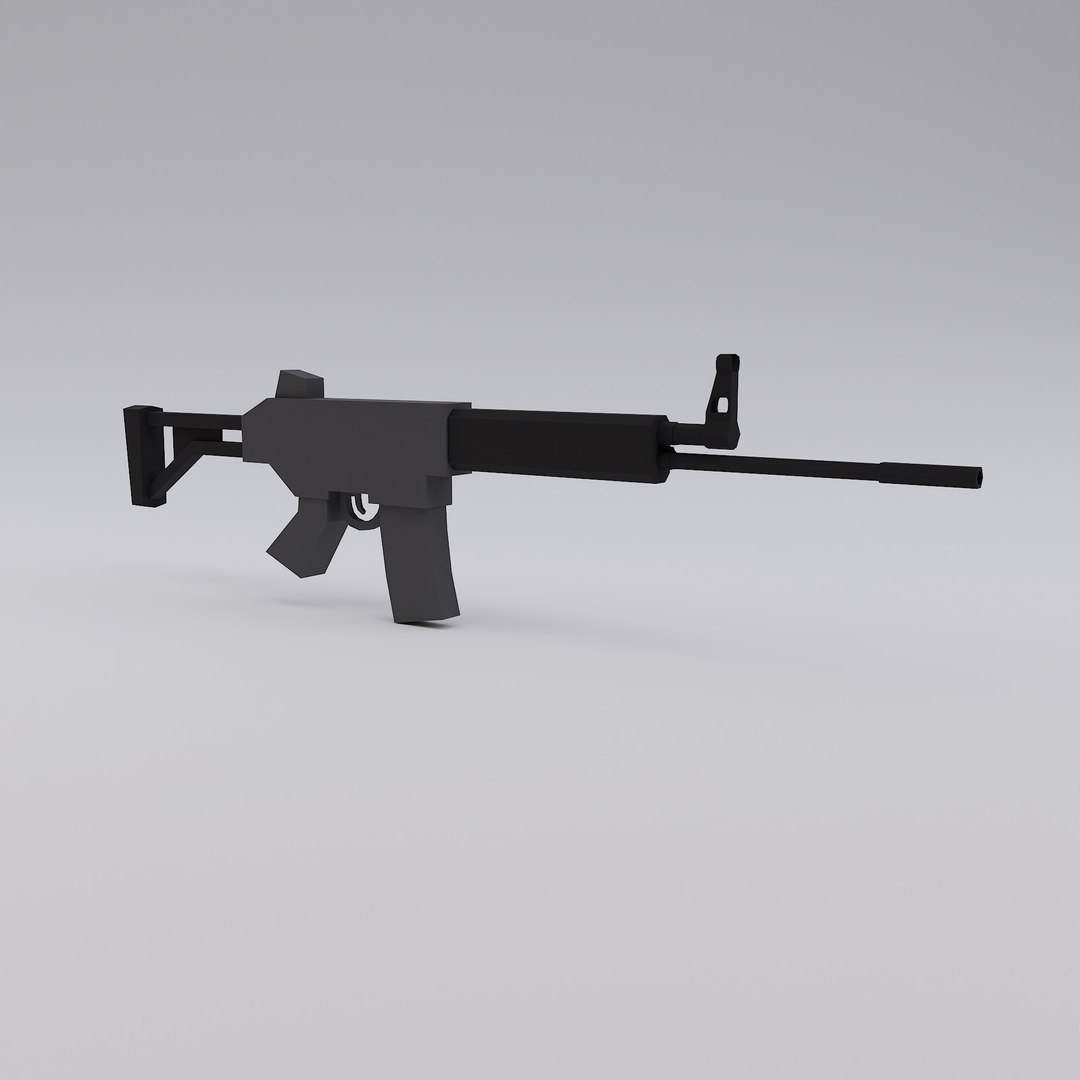 3D PINDAD SS1 Assault Rifle - TurboSquid 1993079