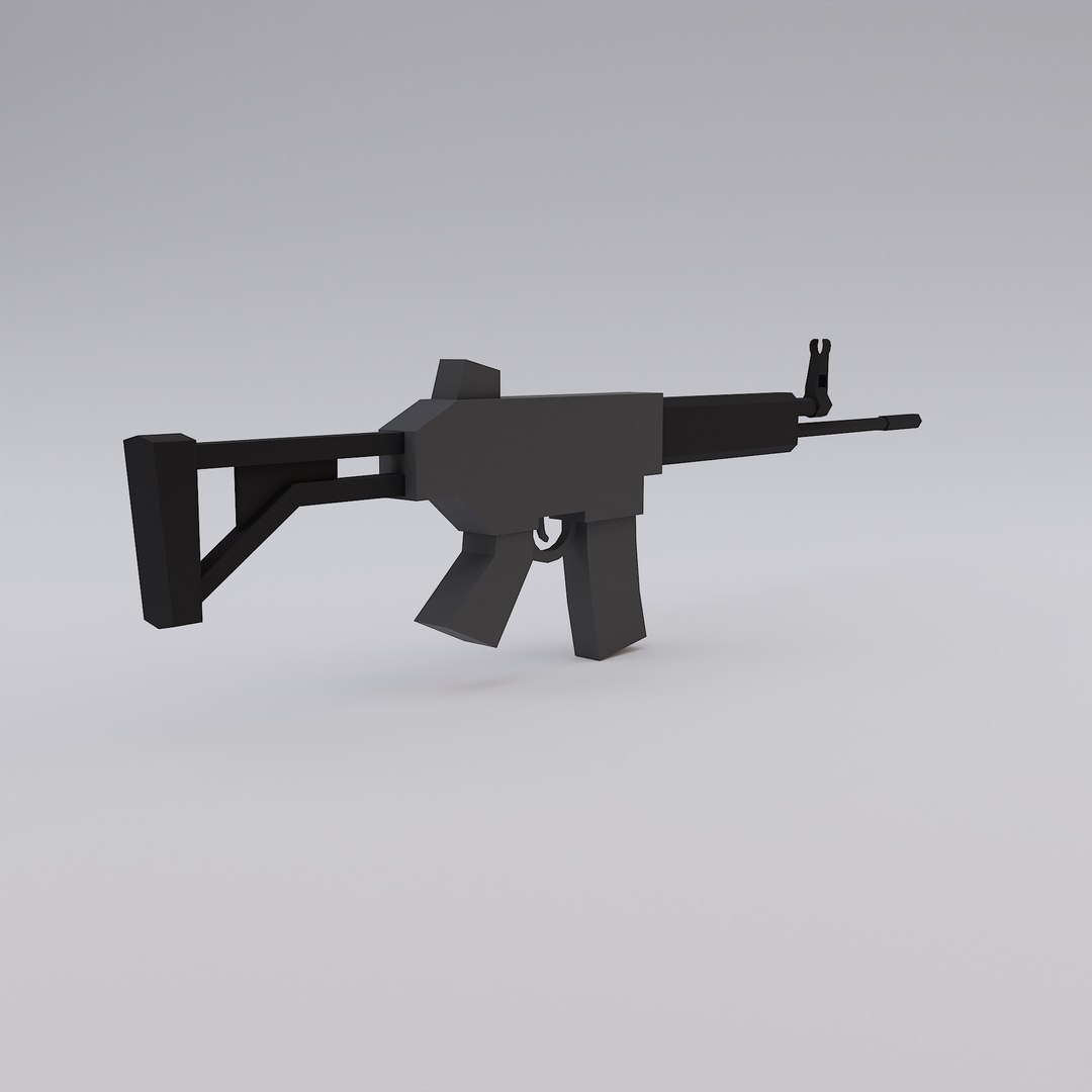 3D PINDAD SS1 Assault Rifle - TurboSquid 1993079