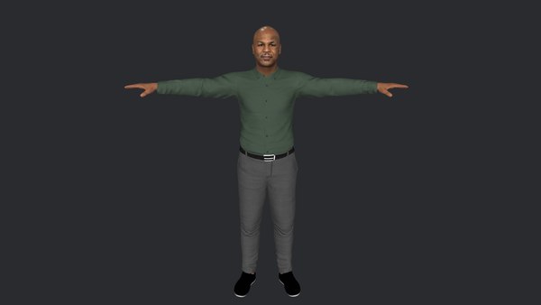 modelo 3d Mike Tyson Personaje 3D hiperrealista de cuerpo completo y ...