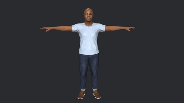 modelo 3d Mike Tyson Personaje 3D hiperrealista de cuerpo completo y ...