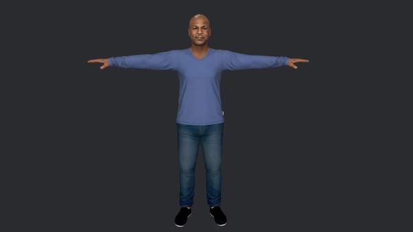 modelo 3d Mike Tyson Personaje 3D hiperrealista de cuerpo completo y ...