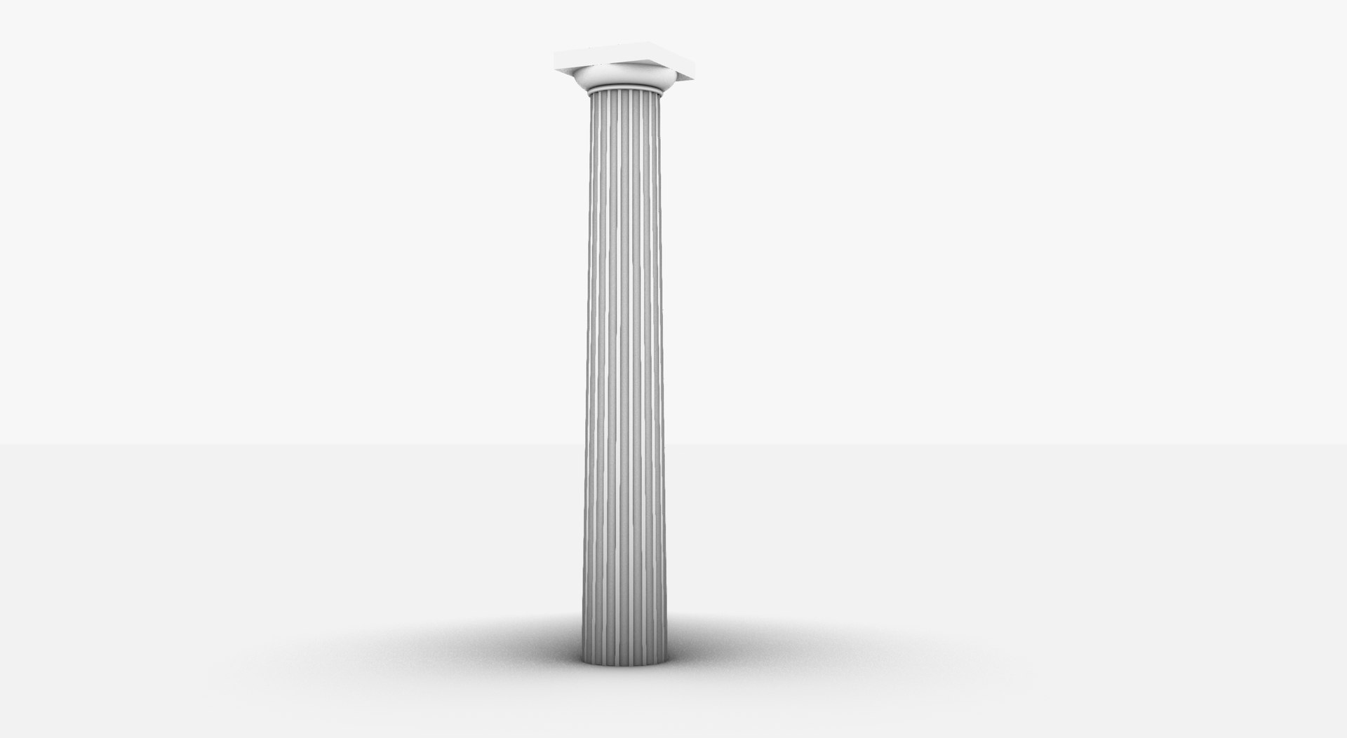 3D модель Doric Order and Column version 2 - TurboSquid 1991300