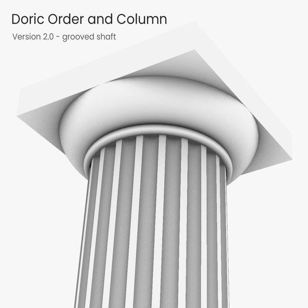 Doric Order and Column version 23Dモデル - TurboSquid 1991300