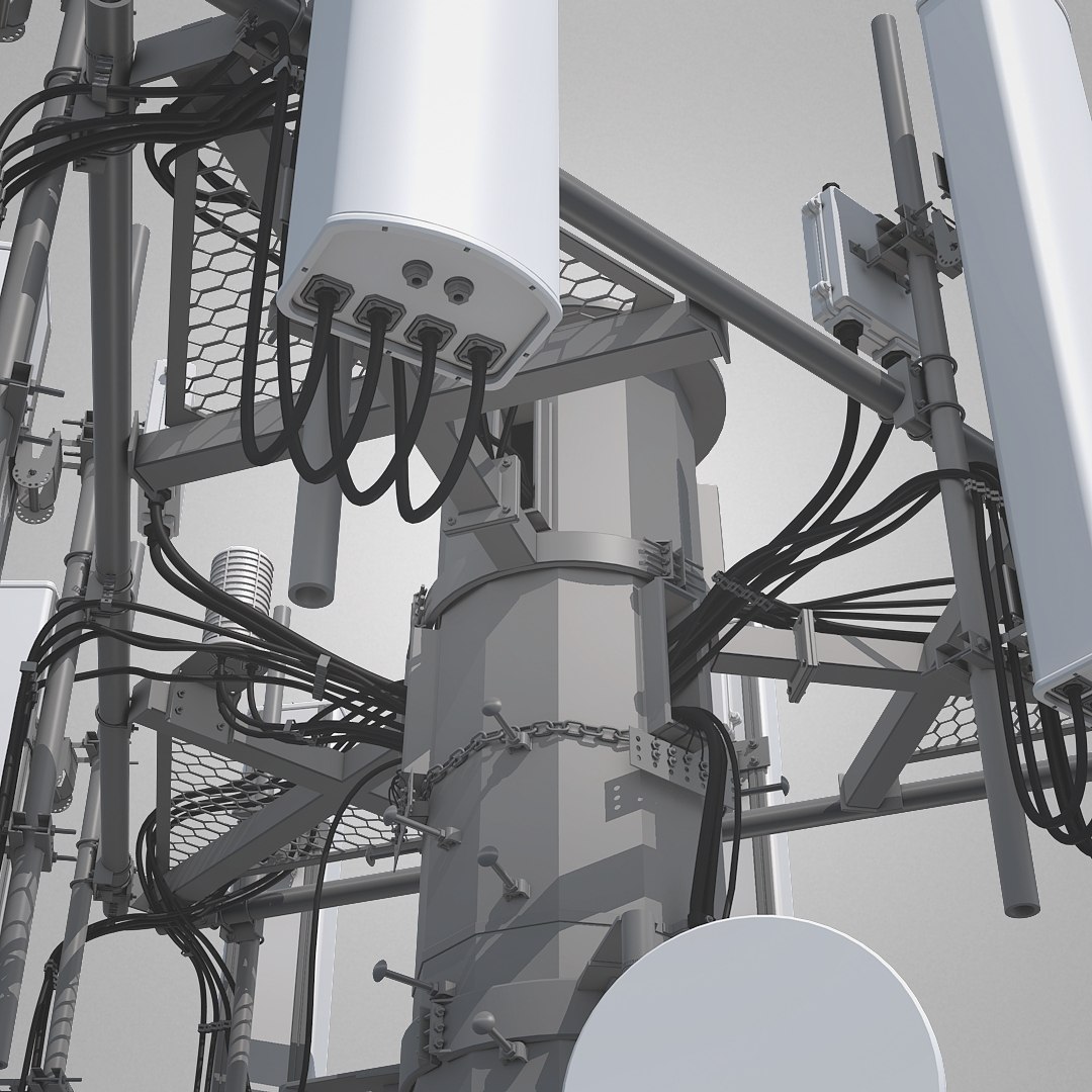 Cell Tower 3d Model