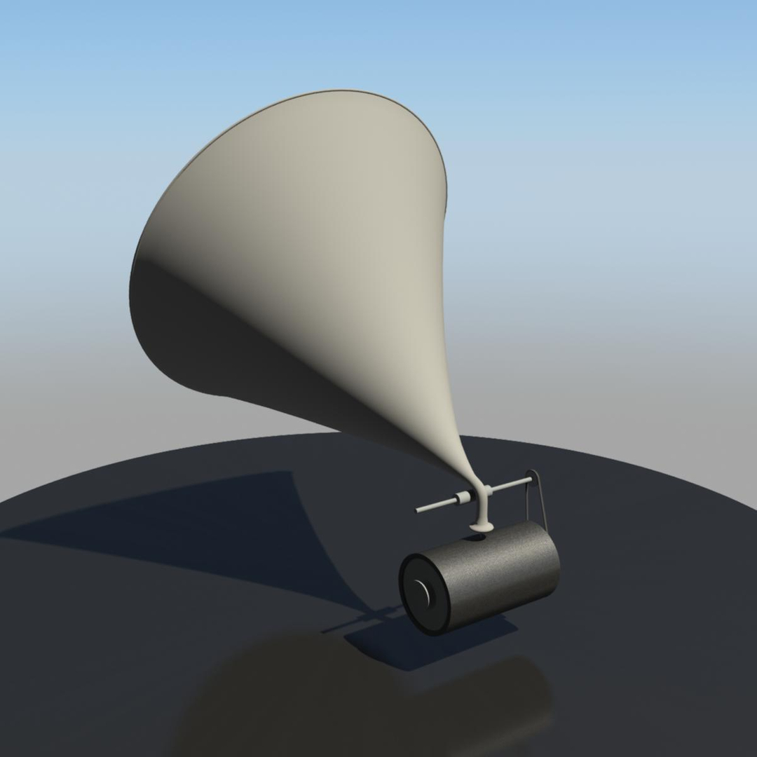 3d Model Phonograph