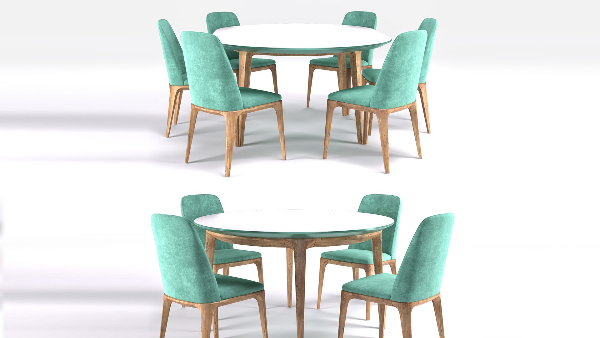 Table Chair Model - TurboSquid 2002937