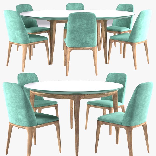 modelo 3d Table Chair - TurboSquid 2002937