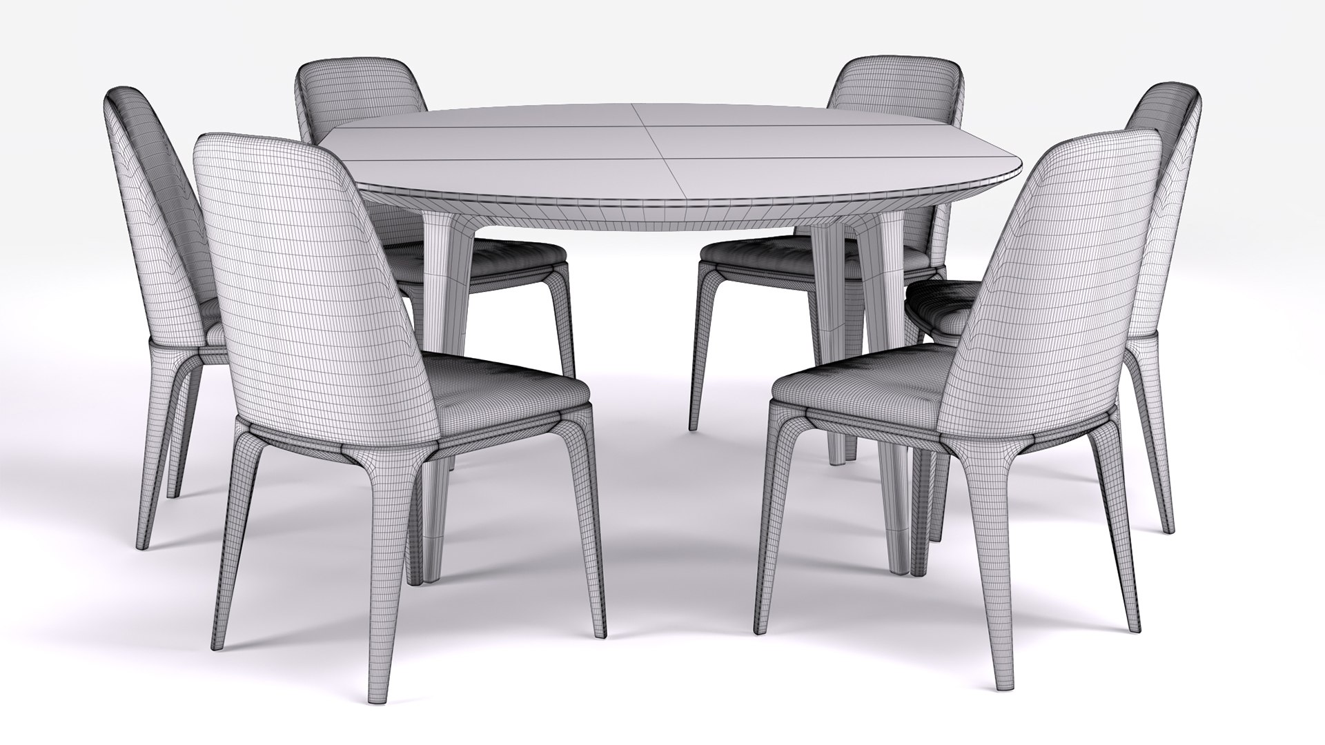 Table Chair Model - TurboSquid 2002937