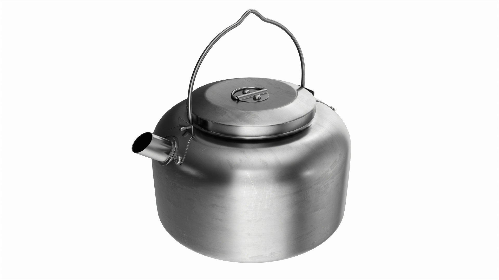 Campsite 1L Hiking Kettle 3D - TurboSquid 2183422
