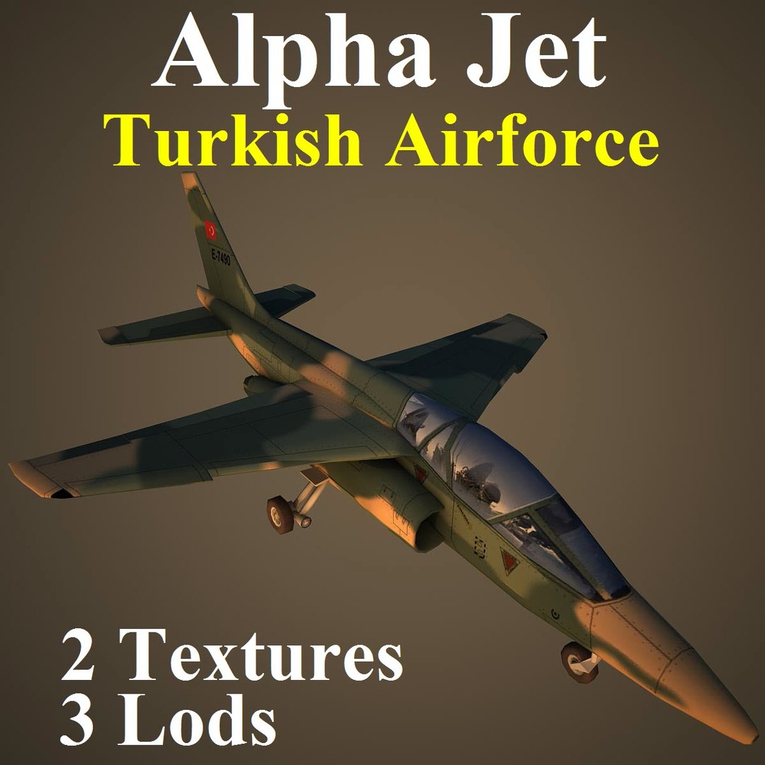 3d max alpha jet taf