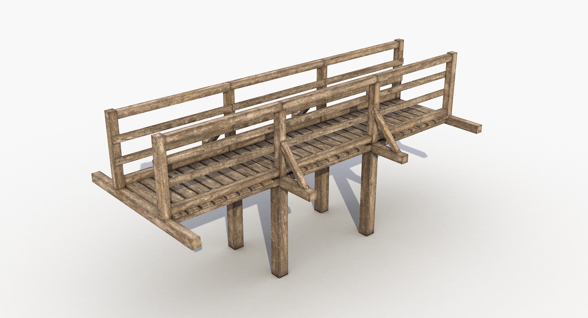 Wooden Bridge 29 3D Model 3D Model - TurboSquid 1899449