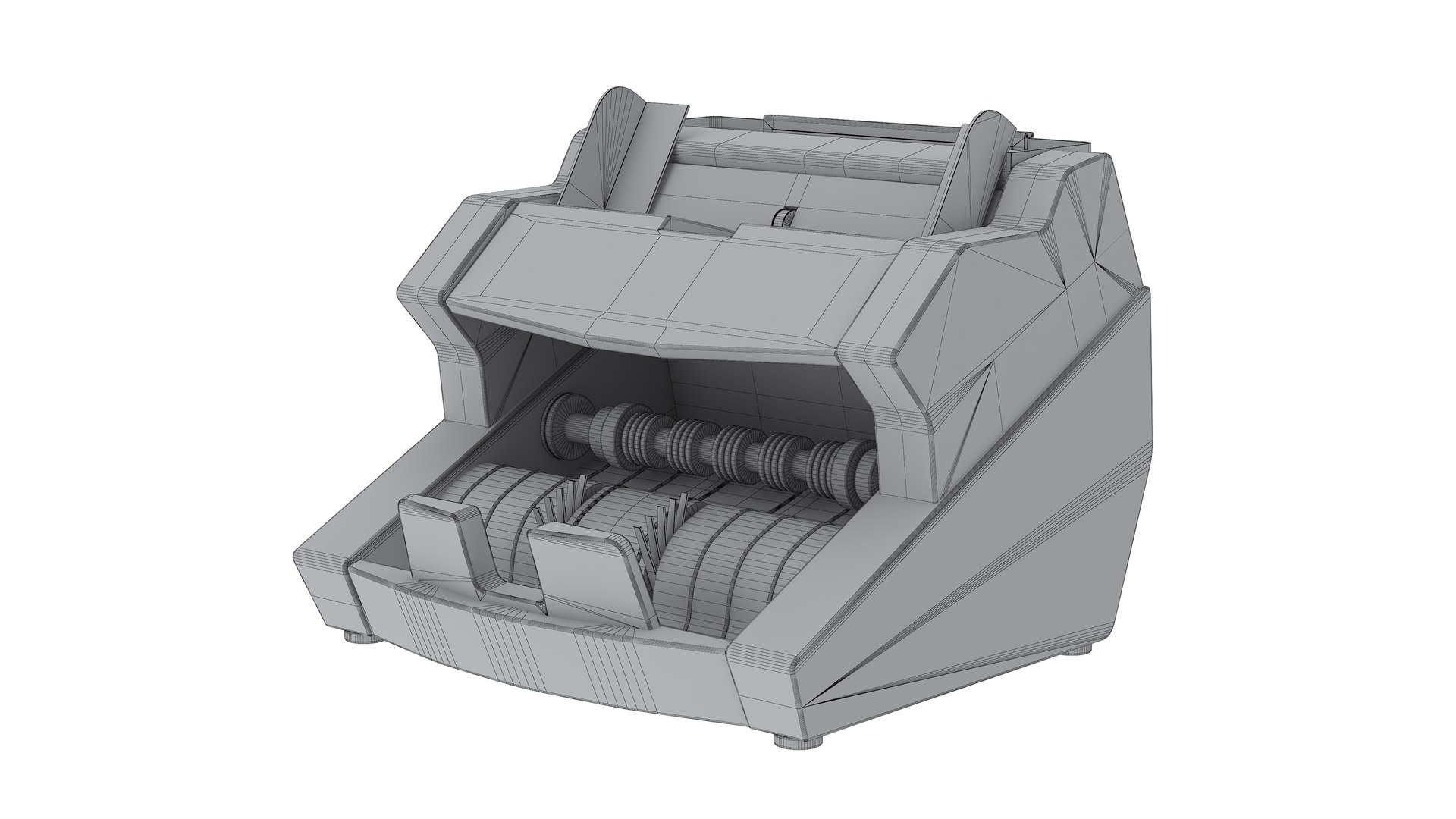 Money Counter Machine 3D Model - TurboSquid 2258466