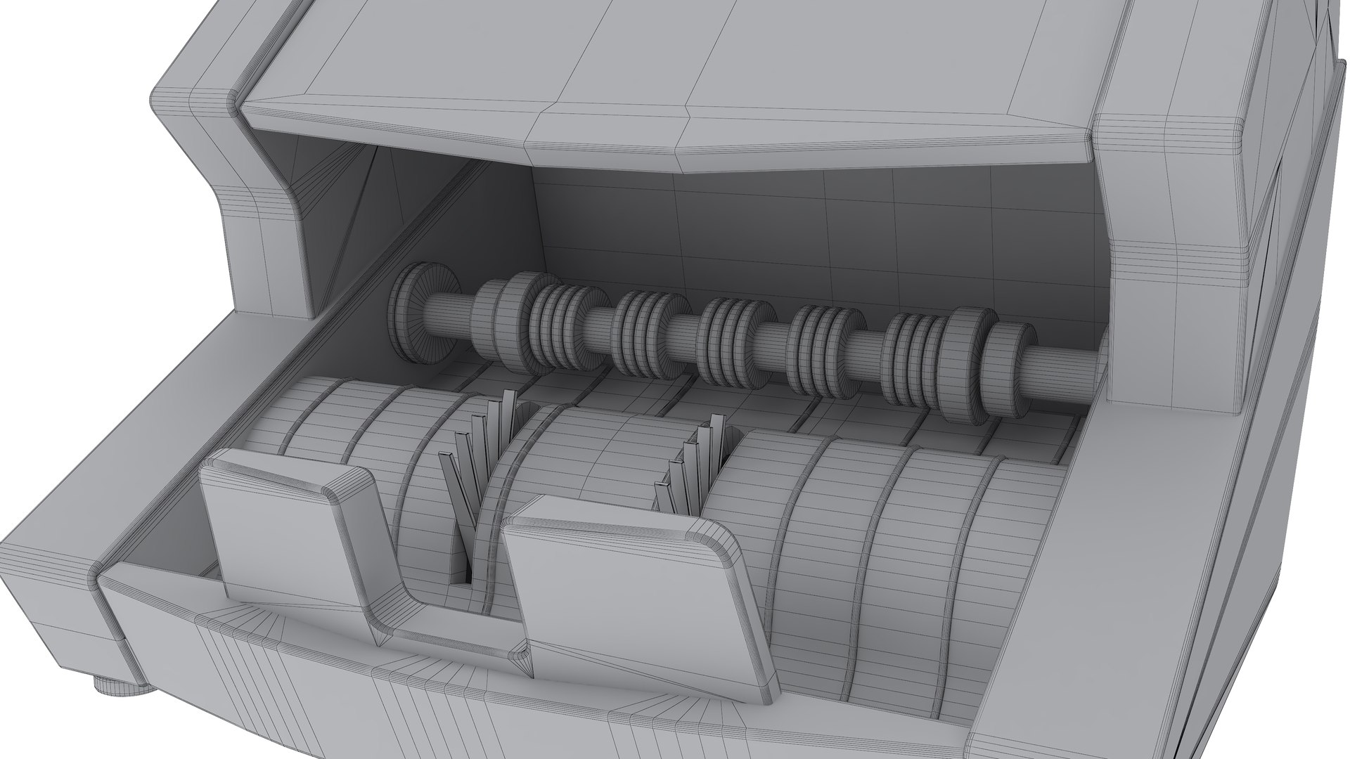 Money Counter Machine 3D Model - TurboSquid 2258466