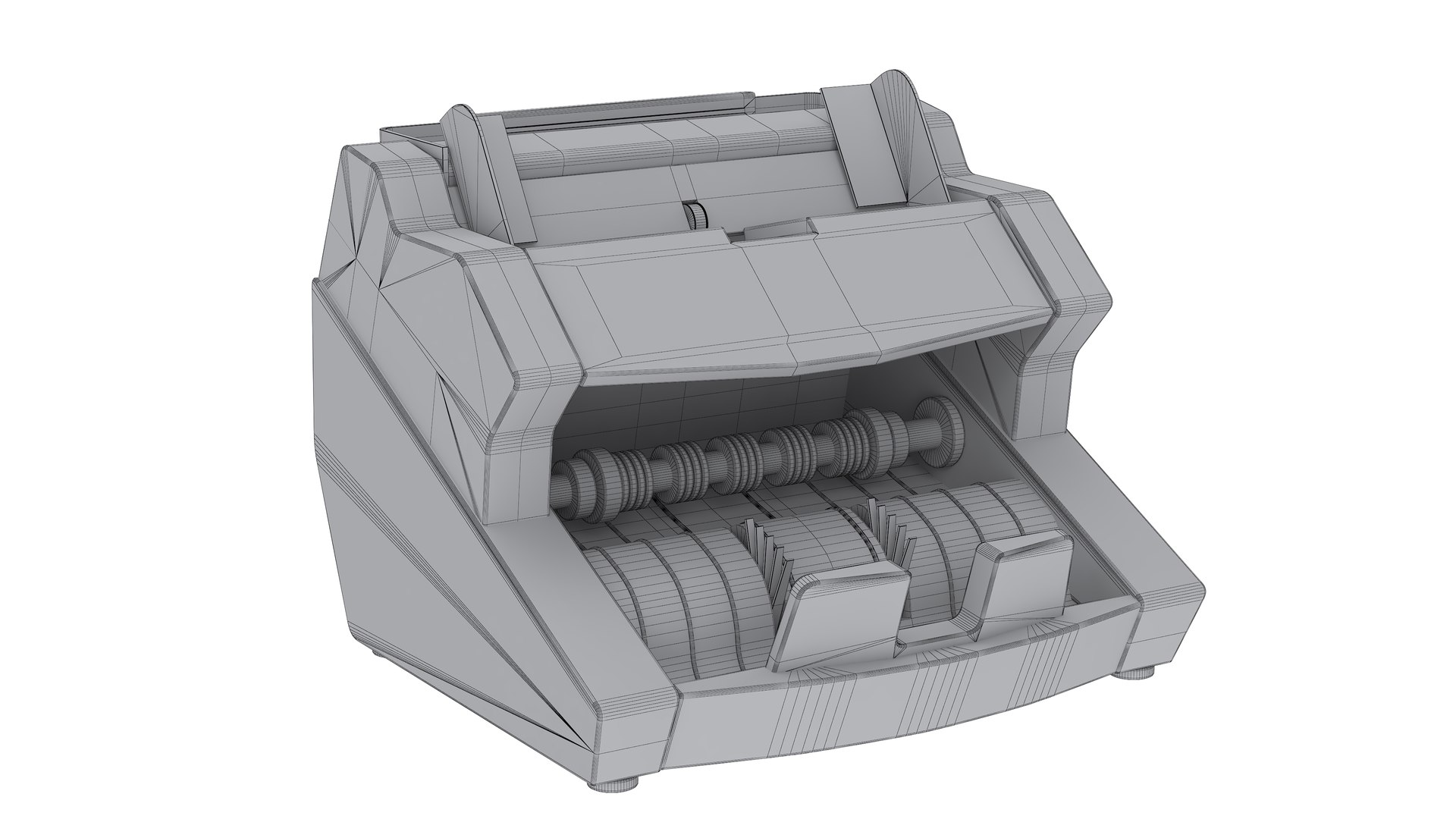 Money Counter Machine 3D Model - TurboSquid 2258466