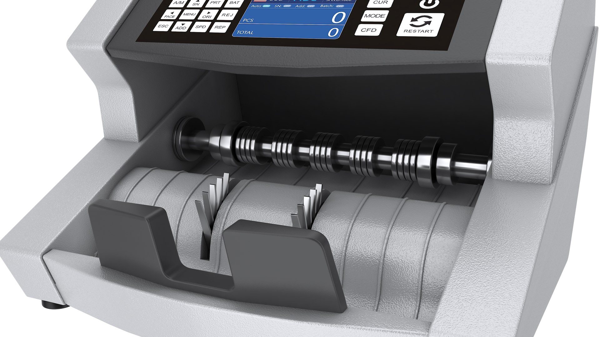 Money Counter Machine 3D Model - TurboSquid 2258466