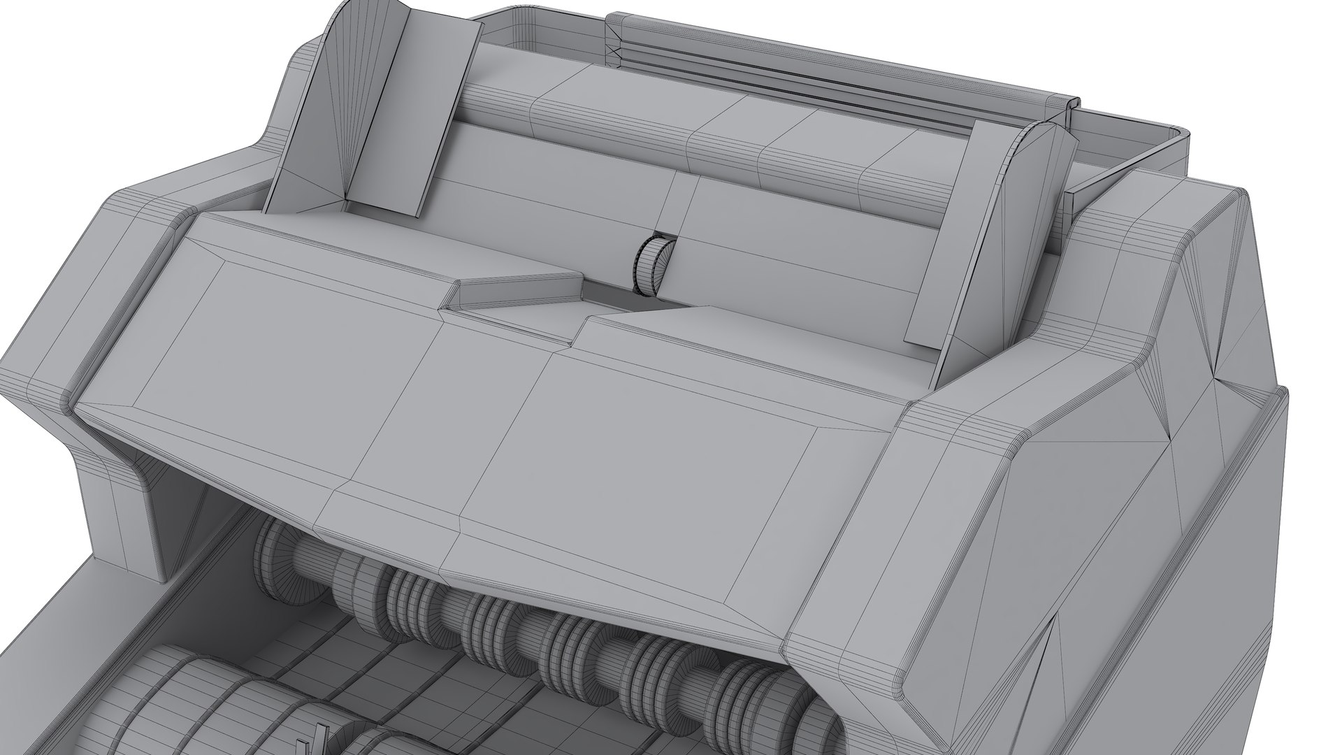 Money Counter Machine 3D Model - TurboSquid 2258466